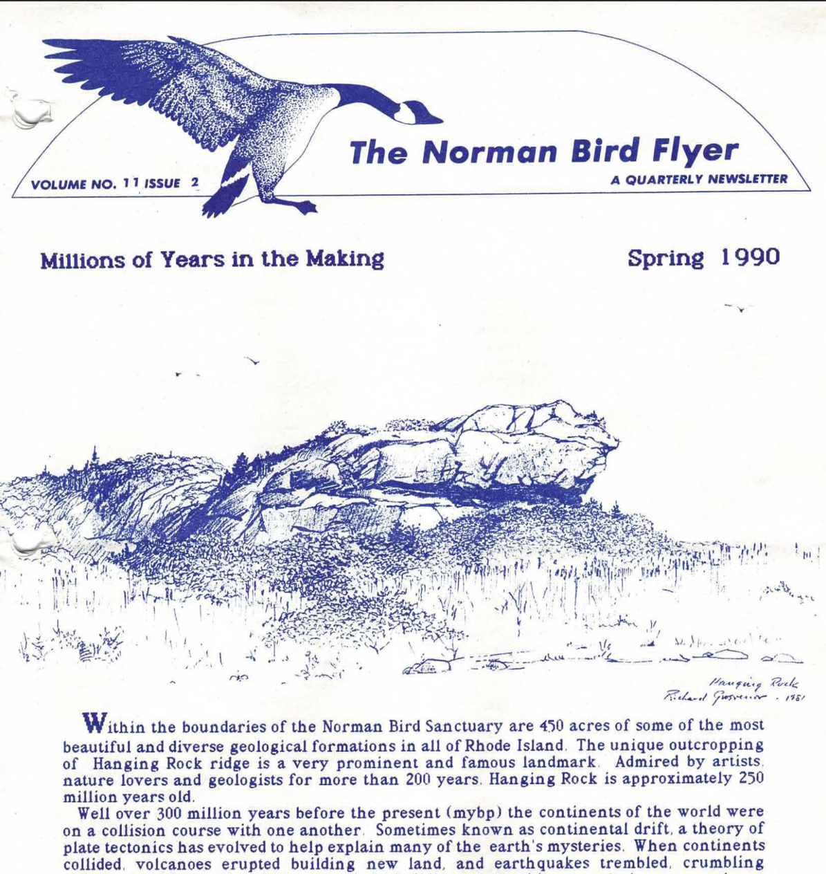 From the Archives: Millions of Years in the Making - Norman Bird Sanctuary